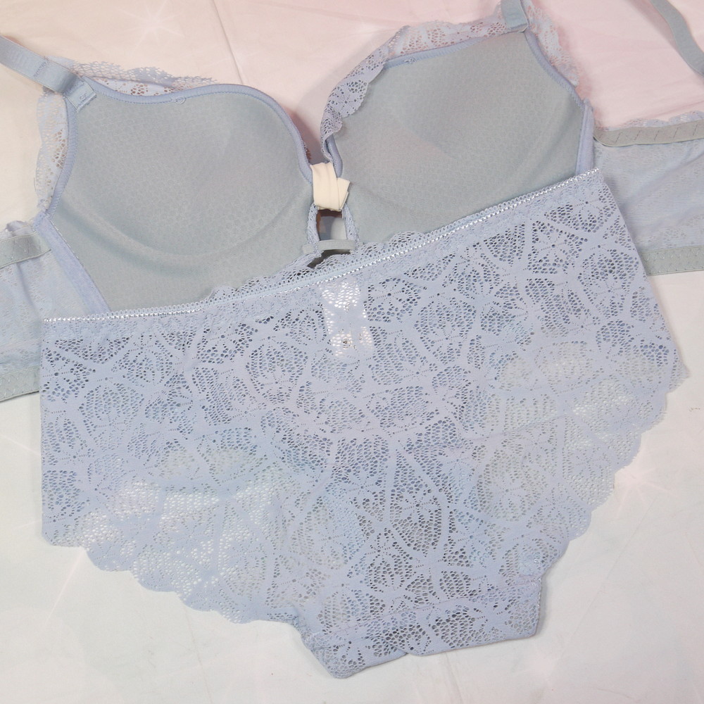【Bランク】DIAMONDHEARTS:70：BCカップ程 ML程 ★ 清楚感のライトブルー 総レース 大人PBセット | 下着イコイコ。ドットコム